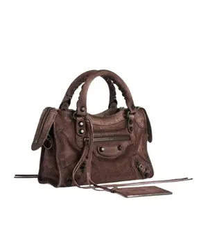 Balenciaga Le City Bag Mini In Light Espresso