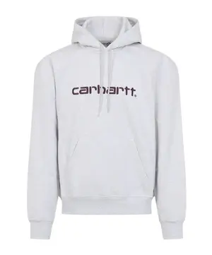 Carhartt Work In Progress Hooded Carhartt Sweat - White