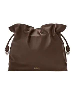 Loewe Large Flamenco Clutch - Green