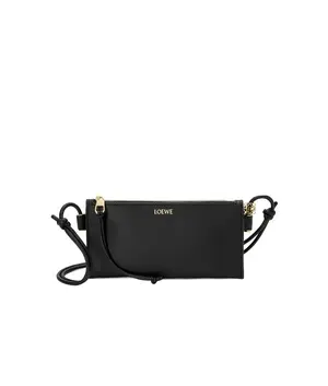 Loewe Joya Pouch In Nappa Calfskin - Black