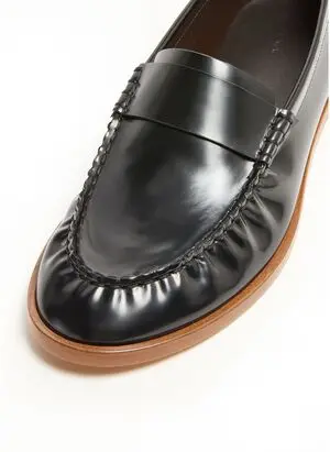 THE ROW New Leather Loafers