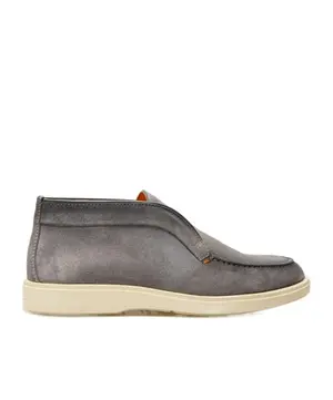 Santoni Suede Desert Boots - Gray