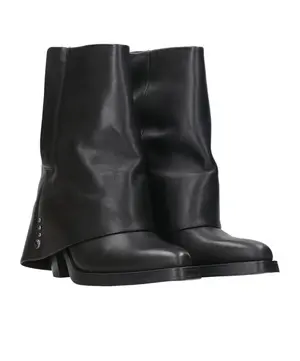 Ash Round-headed Short Boots