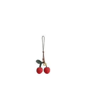 COACH Woven Cherries Bag Charm - Multicolor