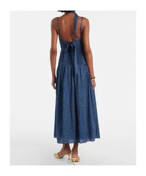 Posse Edie Polka-dot Maxi Dress