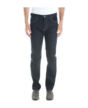Emporio Armani Logo Denim Pants - Black