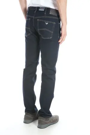 Emporio Armani Logo Denim Pants