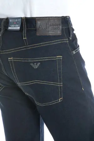 Emporio Armani Logo Denim Pants