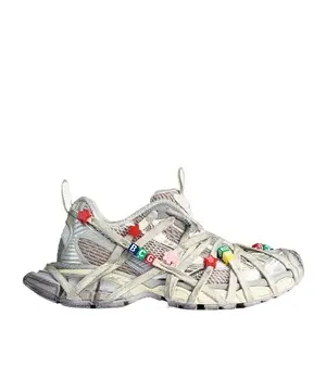 Balenciaga 3xl Extreme Lace Sneaker In Eggshell/multicolor