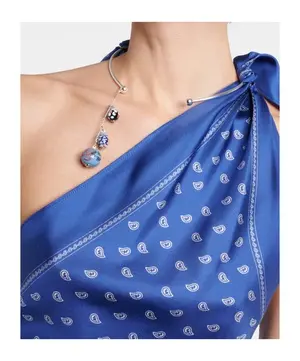 Christopher Esber Asymmetrical Print Top