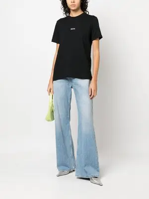 MSGM Logo-print Cotton T-shirt