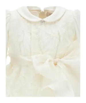 Monnalisa Bow-embellishment Dress