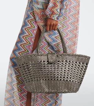 Rixo X Dragon Diffusion Lucine Leather Tote Bag