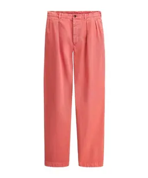 Dior Pleated Chinos - Red