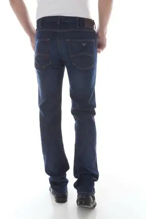 Emporio Armani Logo Denim Pants