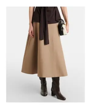RÓHE Belt Loop Midi Skirt