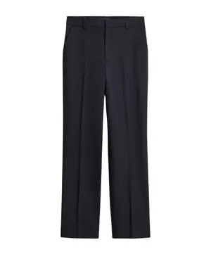 Soeur Pleated Zip-detail Casual Trousers - Black