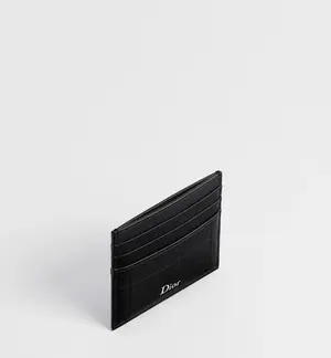 Dior Card Holder In Calfskin