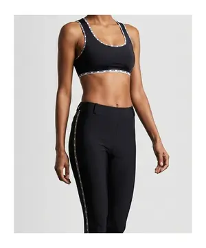 Moschino Crew-neck Sports Tank Top With Cut-out Detail