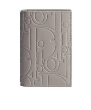 Dior Bifold Card Holder - Grey