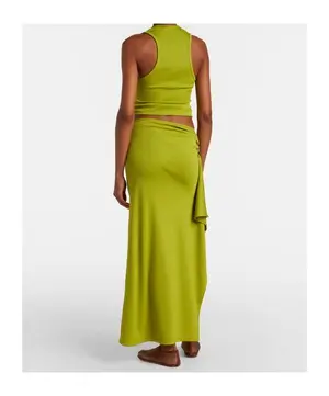 Christopher Esber Crystal Pendant Maxi Skirt
