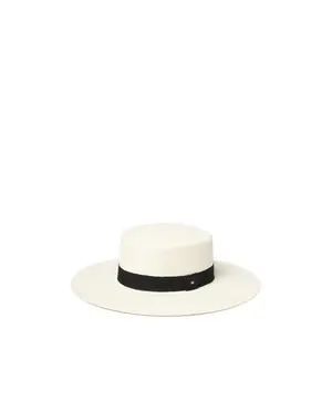 Max Mara Logo Hat - Ivory