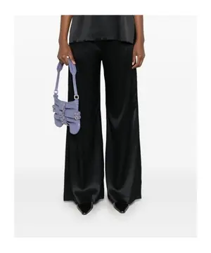 Ermanno Scervino Satin Wide Leg Trousers