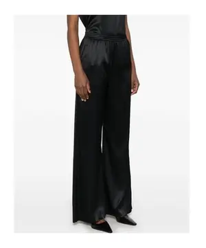 Ermanno Scervino Satin Wide Leg Trousers