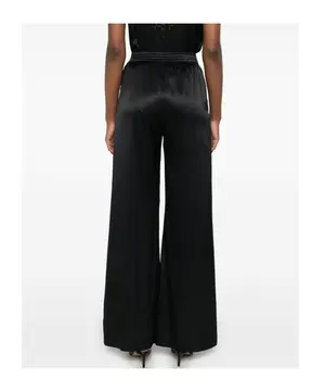 Ermanno Scervino Satin Wide Leg Trousers