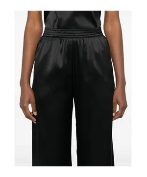 Ermanno Scervino Satin Wide Leg Trousers