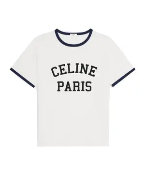 Celine Paris Loose T-shirt In Cotton Jersey