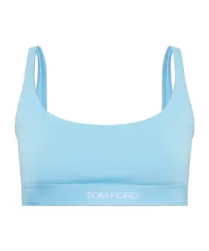 TOM FORD Logo Bra - Blue