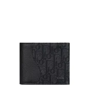 Dior Saddle Wallet - Black