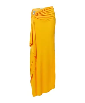 Christopher Esber Embellished Pleated Long Skirt