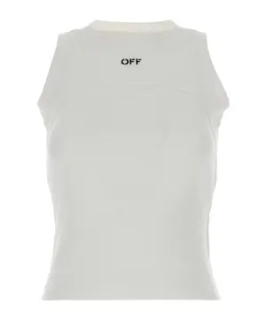 Off-White Crew-neck Tank Top