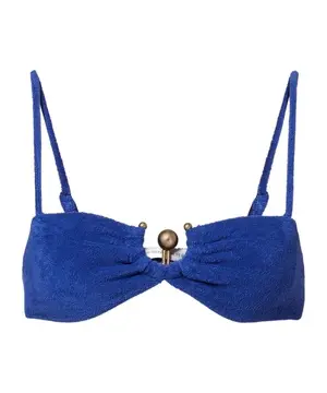 Christopher Esber Cotton Blend Terry Cloth Bra Top