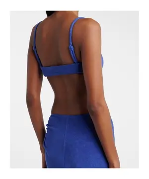 Christopher Esber Cotton Blend Terry Cloth Bra Top