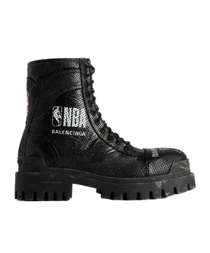 Balenciaga Nba Collaboration Combat Strike Boot - Black