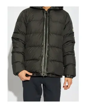 Moncler Zip-up Hooded Puffer Jacket