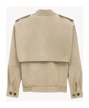 Saint Laurent Button Detailed Bomber Jacket