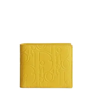 Dior Bifold Wallet - Yellow