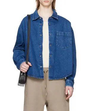 AMI Paris Button-up Denim Shirt