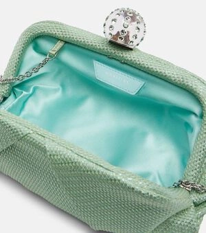 AQUAZZURA Tequila Embellished Clutch