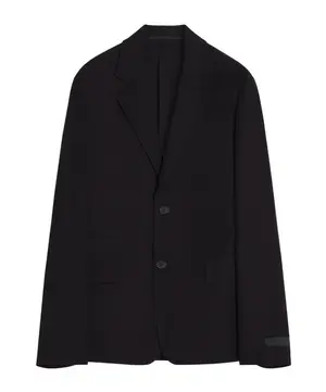 LANVIN Notched-lapels Single-breasted Blazer - Black
