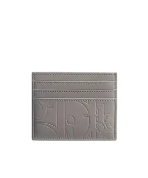 Dior Card Holder - Grey
