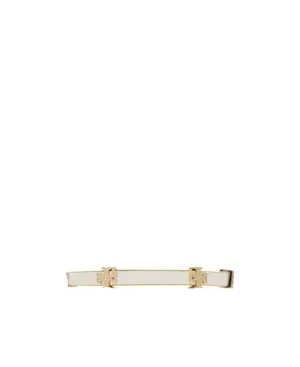 Tory Burch Eleanor Logo Plaque Bracelet - Nude