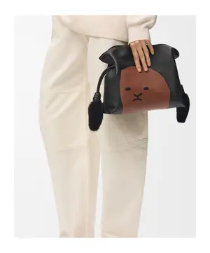 Loewe Medium Lion Intarsia Flamenco Shoulder Bag