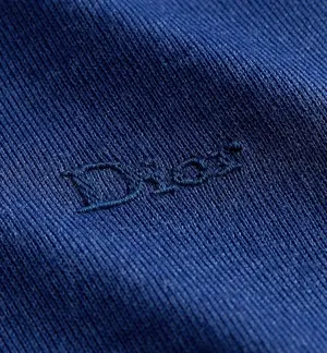 Dior T-shirt With Embroidery, Relaxed Fit - Blue