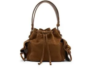 Acne Studios Mini Multipocket Suede Bucket Bag