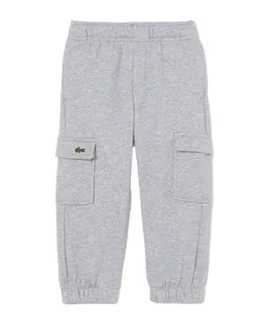 Lacoste Cargo Pants With Logo - Gray